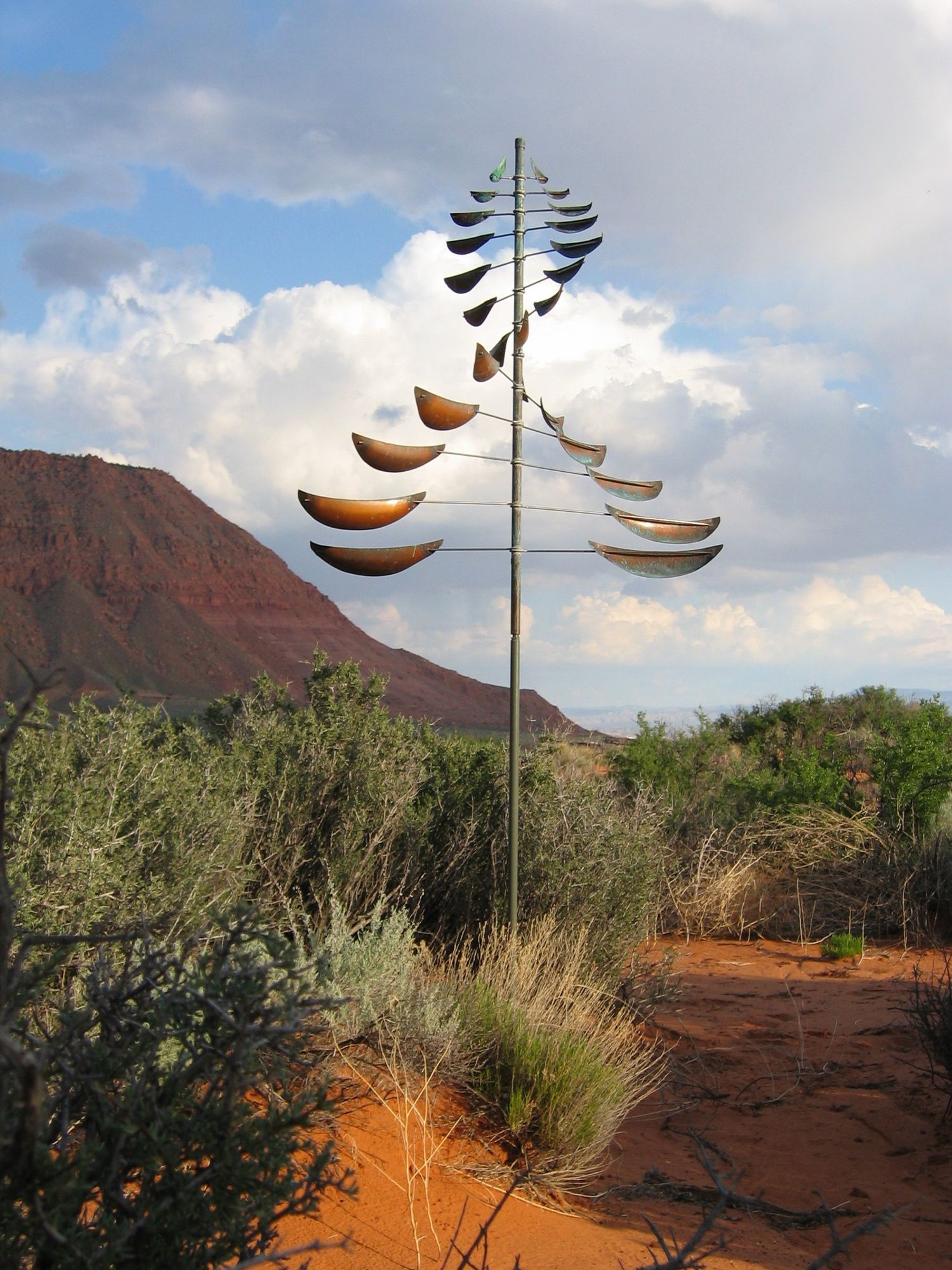 Sail | Wind Powered Garden Art by Lyman Whitaker