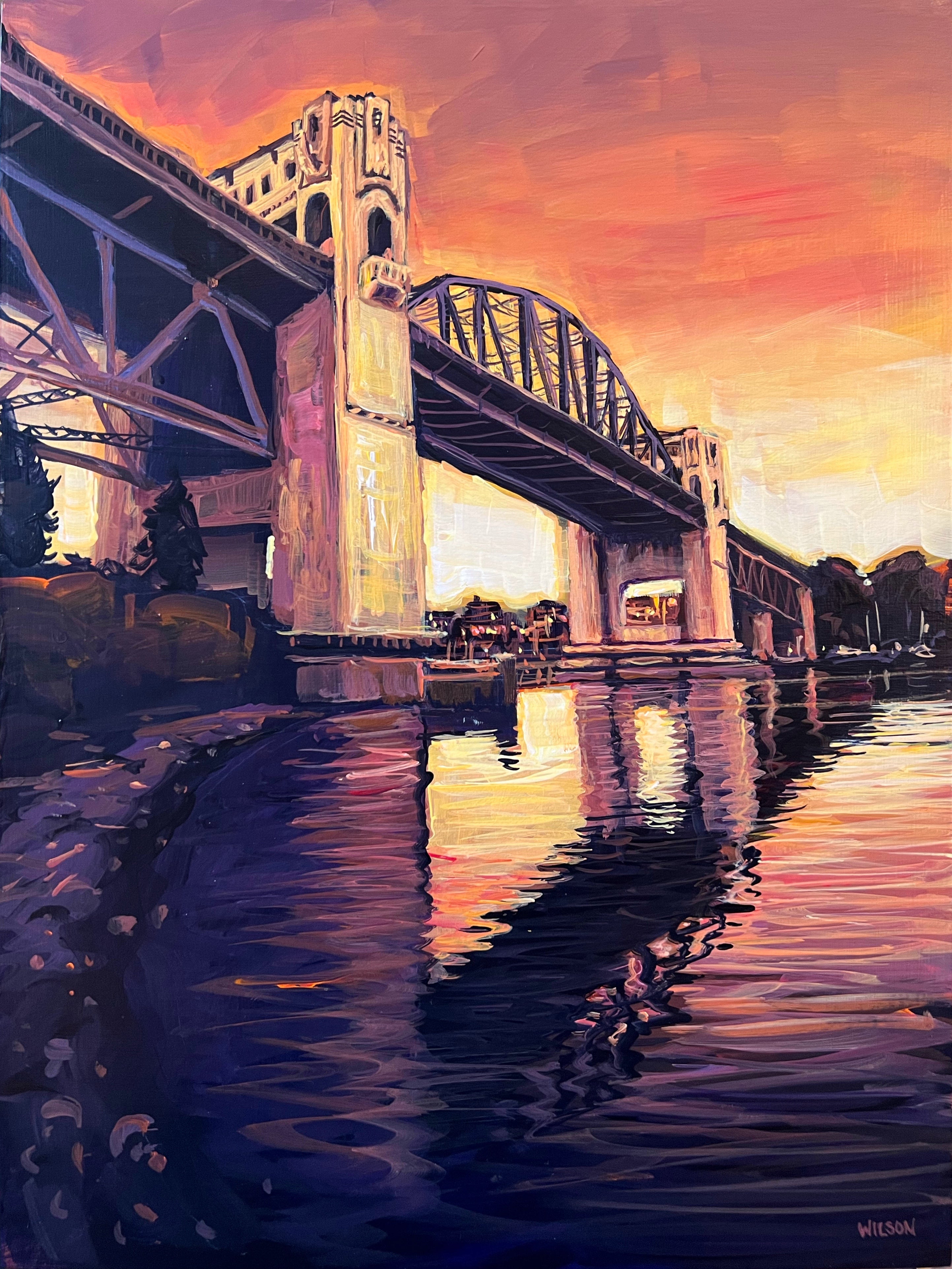 In Its Place – Cityscape Painting by David Wilson – Steffich Fine Art