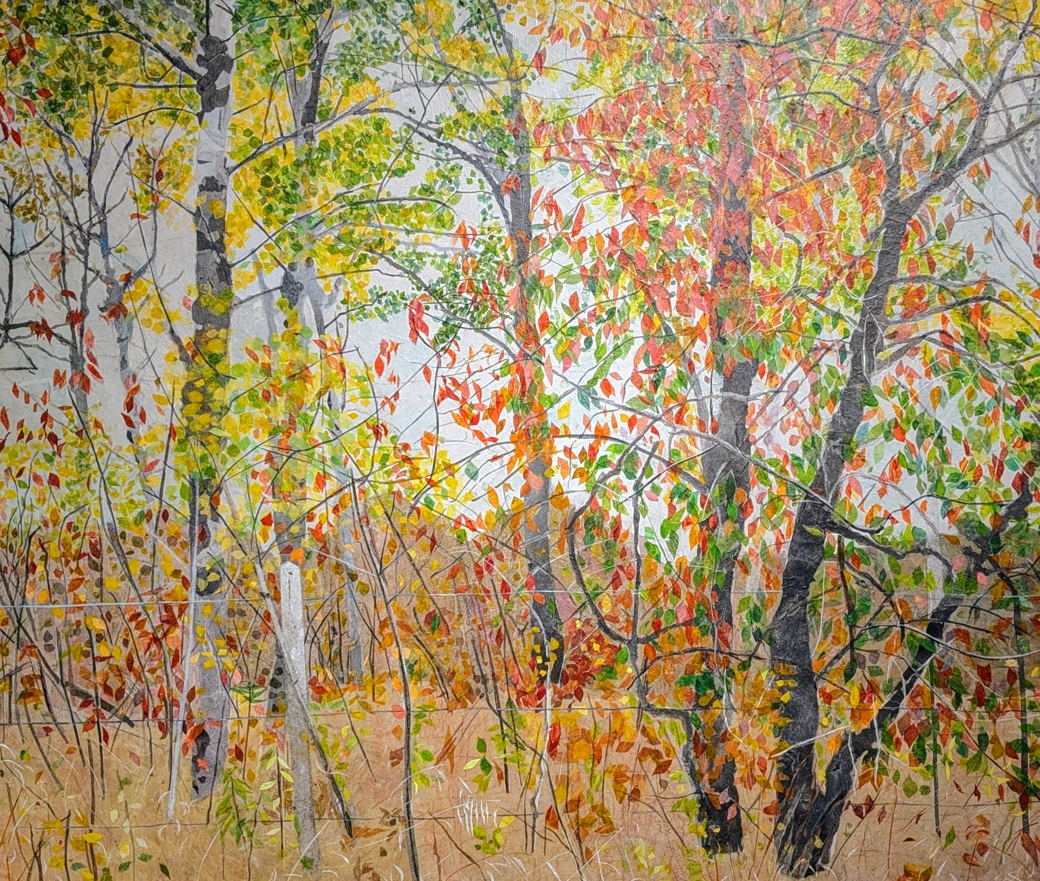 Autumn by Bly Kaye Master Paper Collage Artist | Salt Spring Island ...
