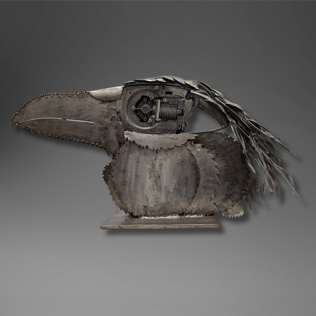 "Raven" by Canadian Metal Artist Peter McFarlane – Steffich Fine Art