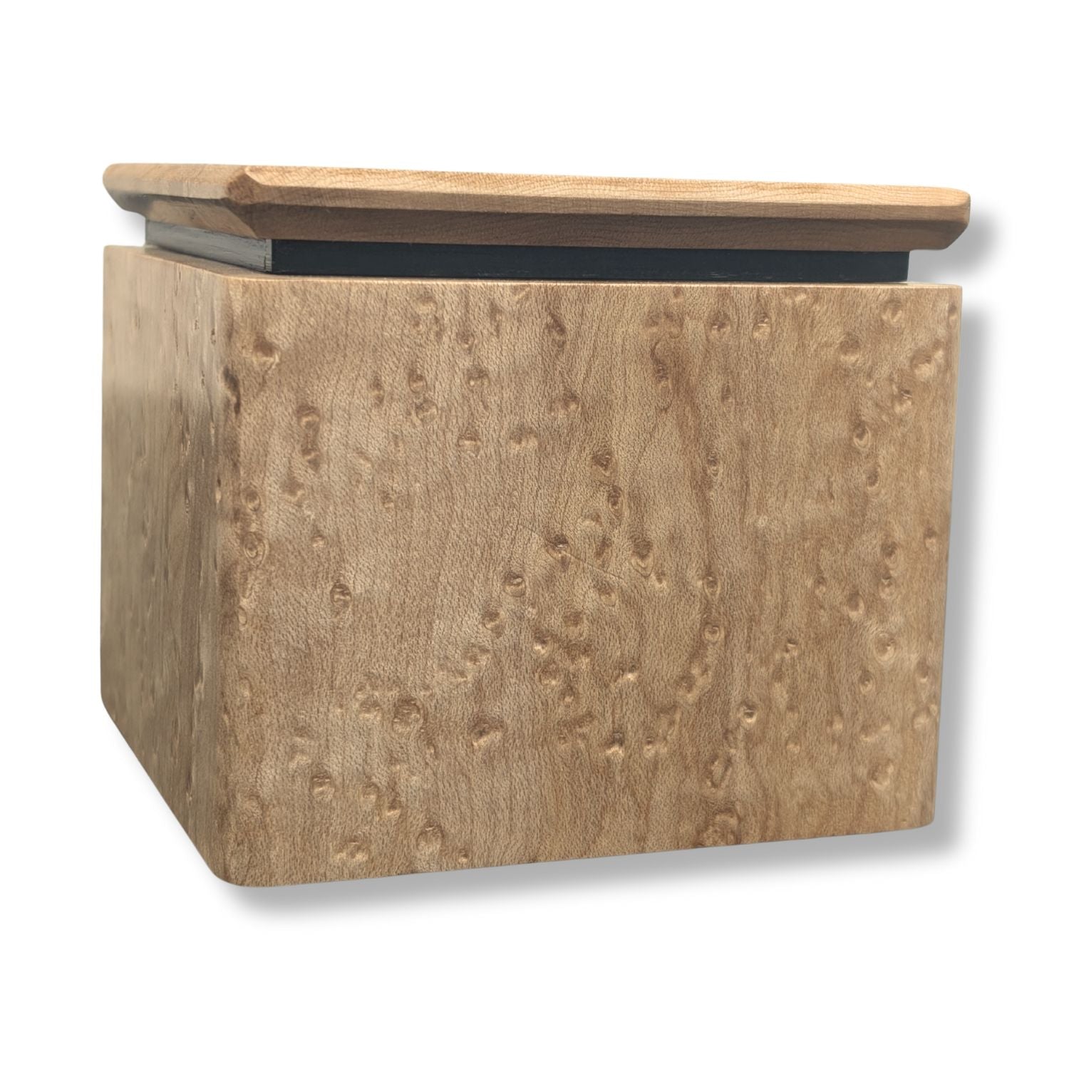 Birdseye Maple Keepsake Box with Ebony Accent — Handmade – Steffich ...