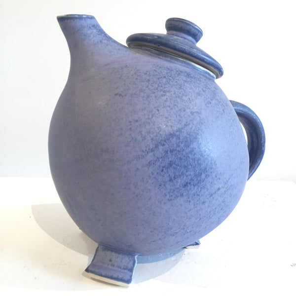 "Purple Broody Hen Teapot" by Judy Weeden